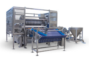 Vertical volumetric injector for fried pastry | Ova Projects